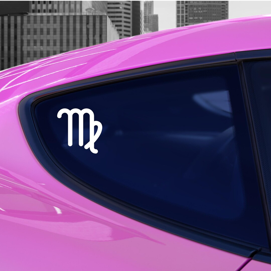 Virgo Zodiac Sign, Virgo Sticker, Virgo Decal, Virgo Zodiac Decal ...