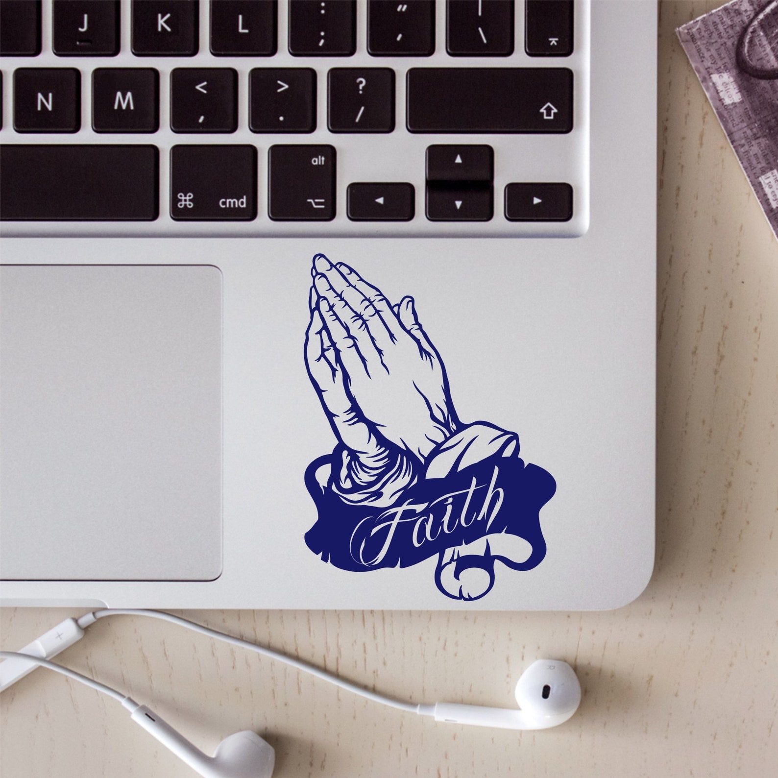 Praying Hands Decal, Praying Hands, Faith Decal, Praying Hands Sticker ...