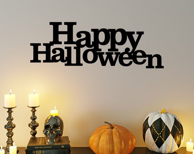 Halloween Witch Spells Curses Vinyl Lettering Wall Saying Decal Sticker ...