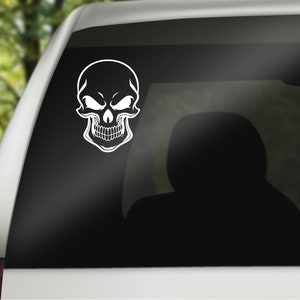 Skull Vinyl Decal, Skull Design #3, Skull Decal, Skull Sticker, Skull ...