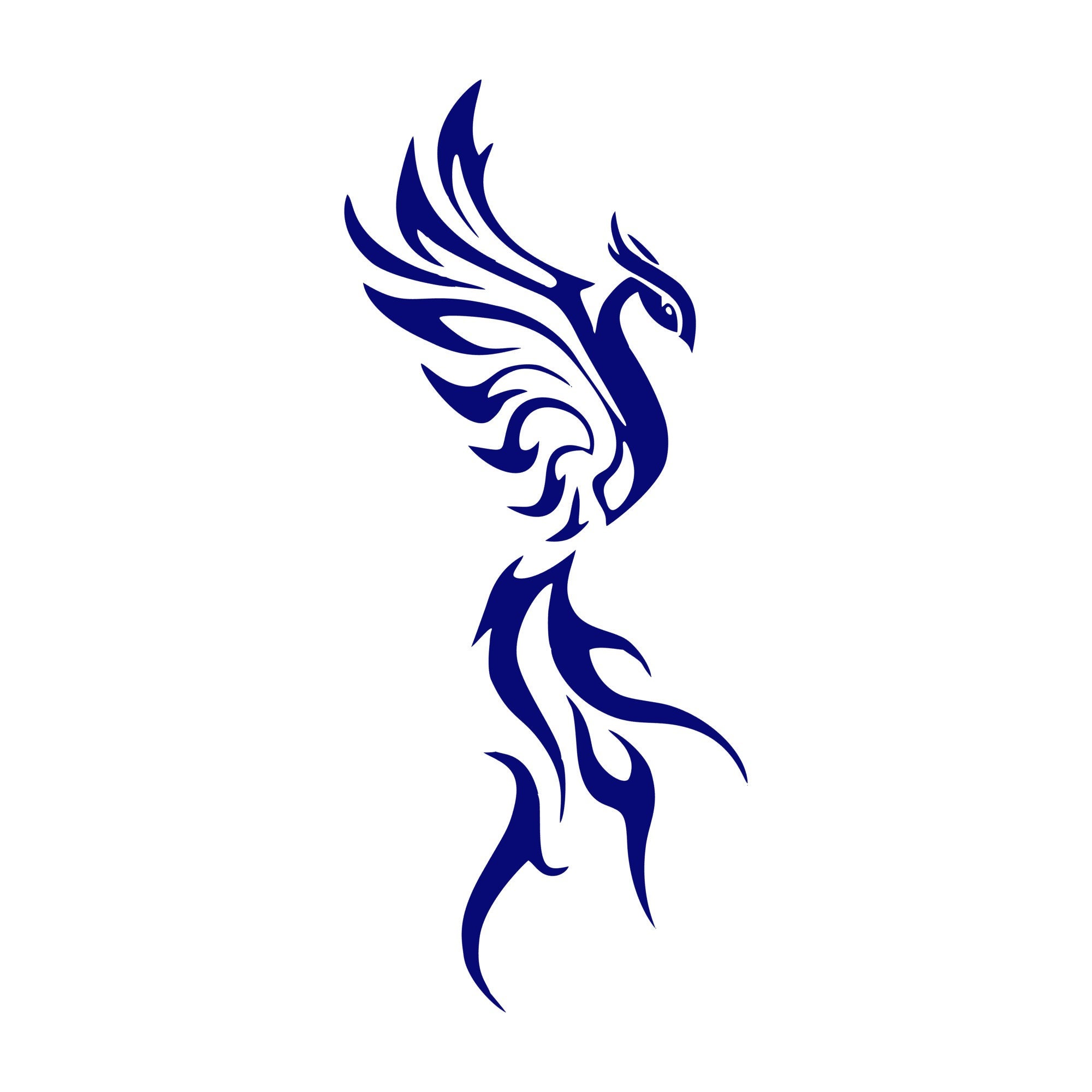 Phoenix Vinyl Decal Phoenix Decal Phoenix Sticker Fantasy | Etsy