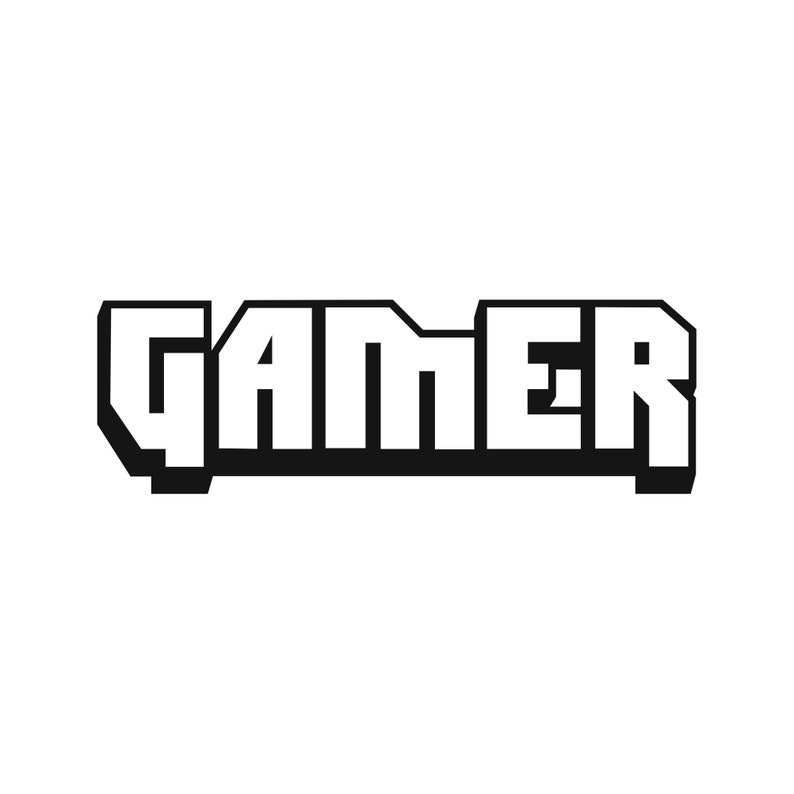 Gamer Vinyl Decal, Gaming Sticker, Gamer Decal, Gamer Vinyl Decal ...