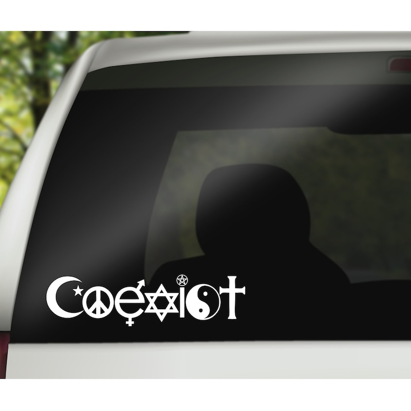 Coexist Sticker - Etsy