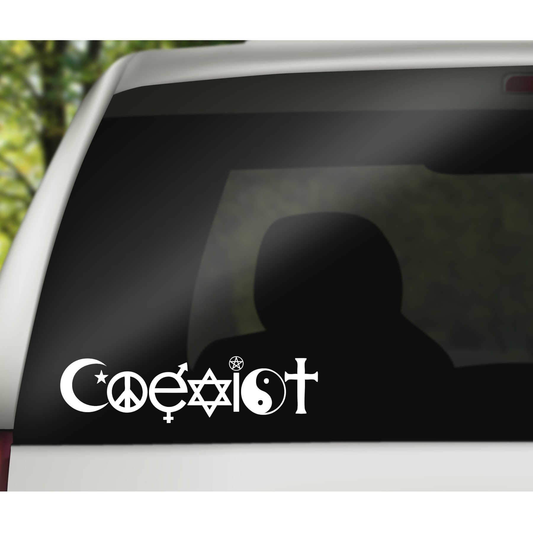 Coexist Decal Coexist Coexist Vinyl Car Decal Coexist - Etsy