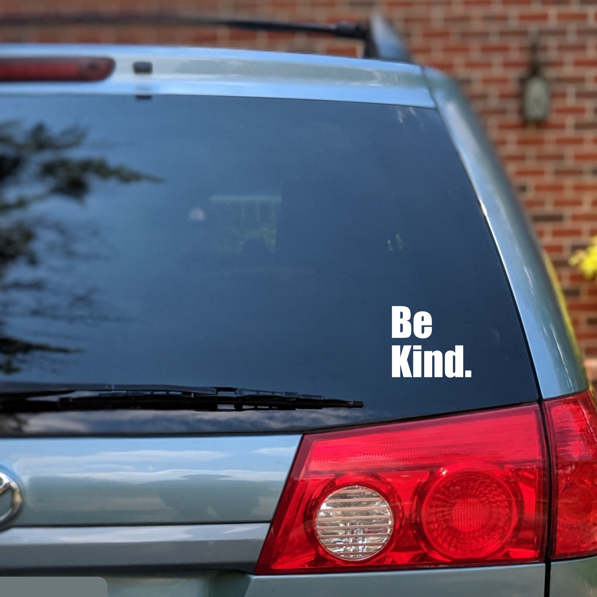 Be Kind Vinyl Decal, Be Kind Decal, Be Kind, Be Kind Car Window Decal ...