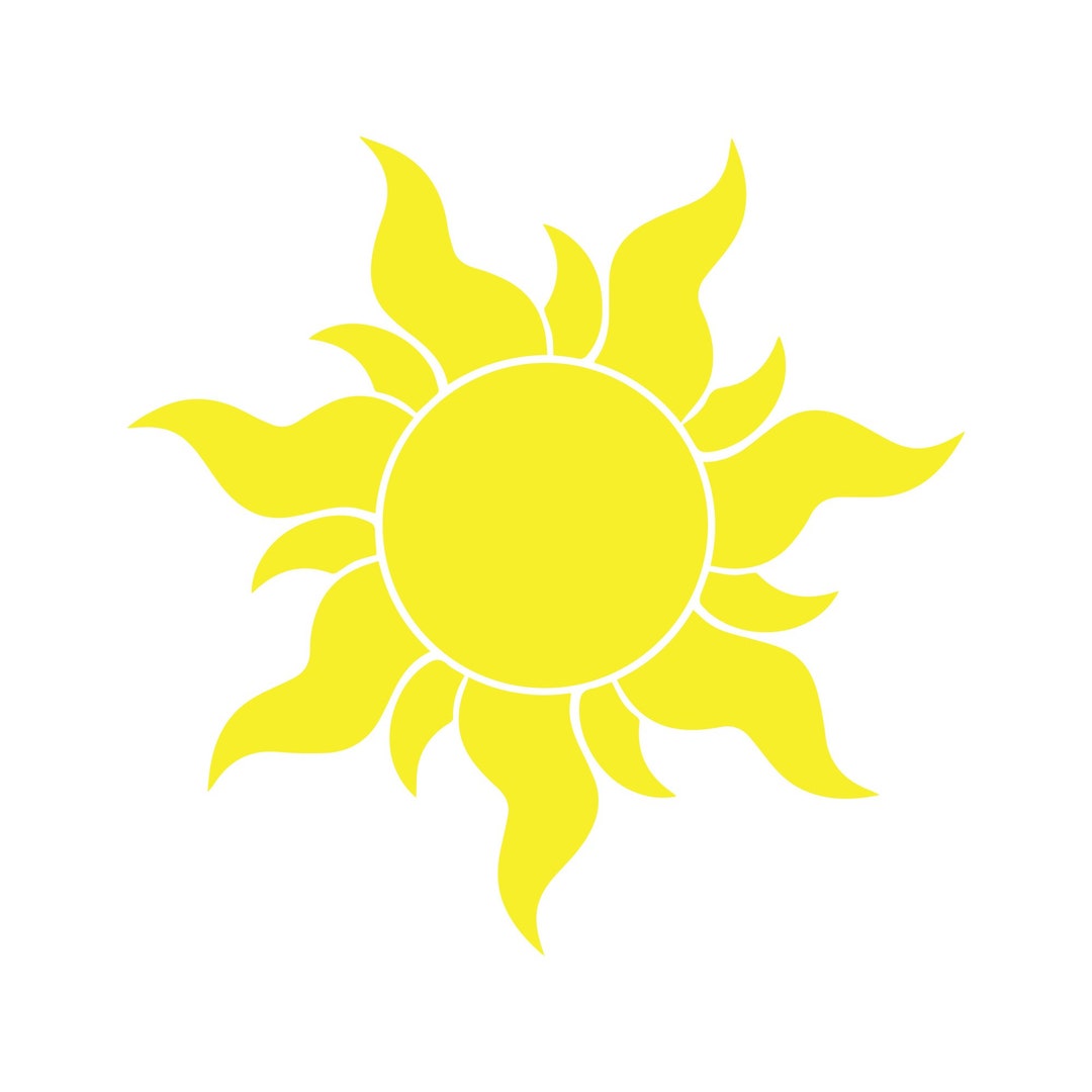 Sun Vinyl Decal, Sun Decal, Sun Sticker, Sun Rear Window Decal, Sun ...