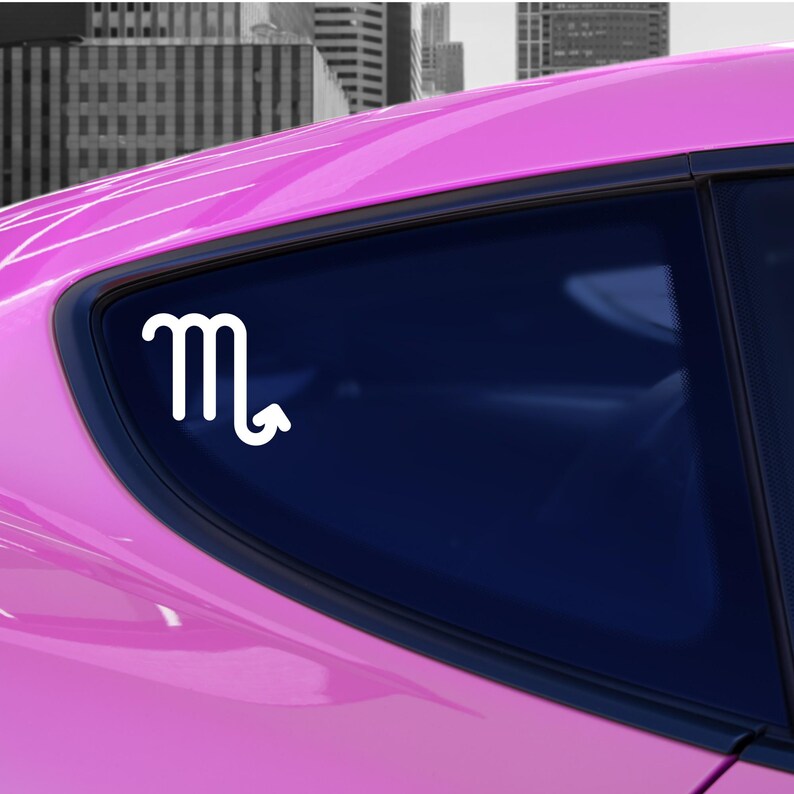 Scorpio Zodiac Sign, Scorpio Sticker, Scorpio Decal, Scorpio Zodiac ...