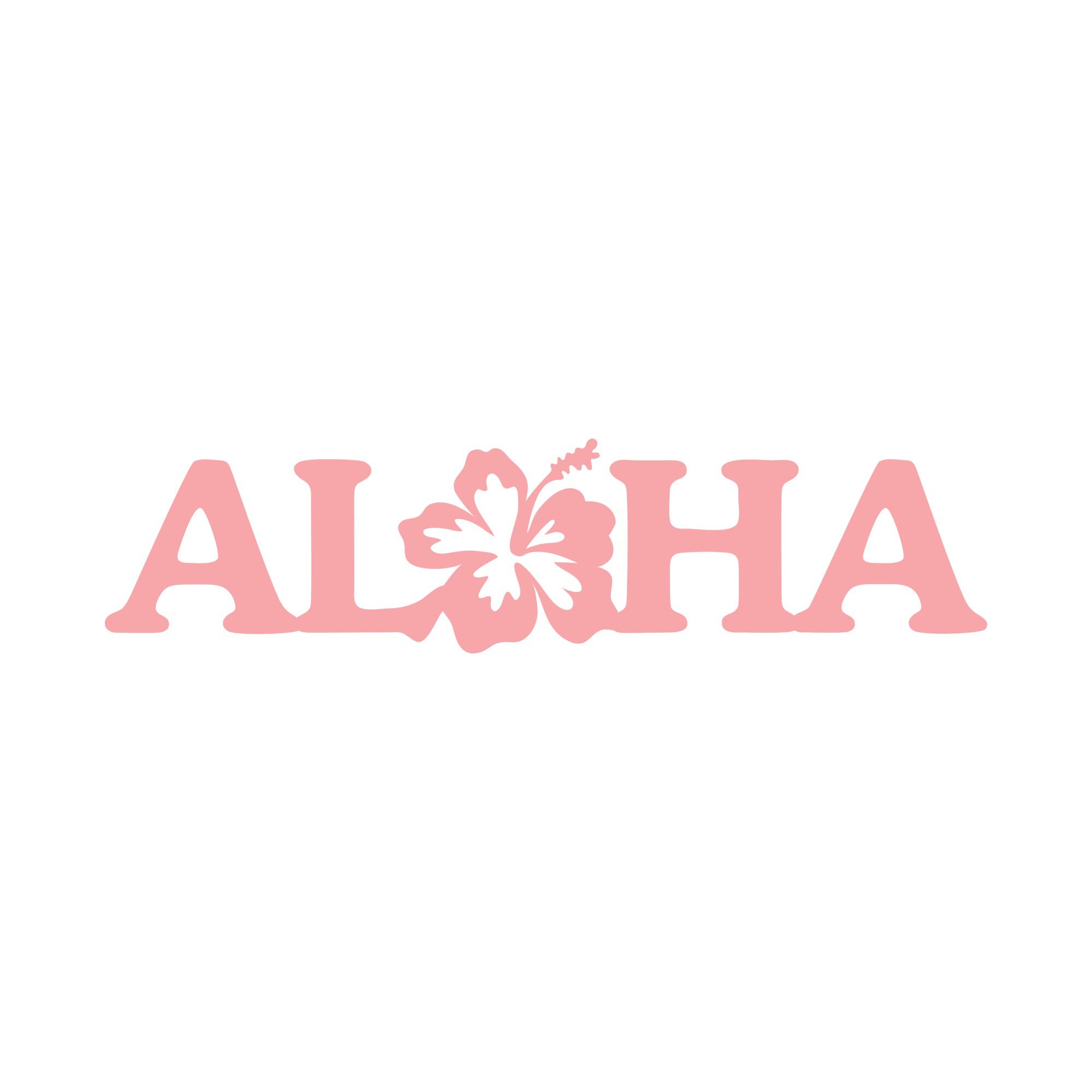 Aloha Vinyl Decal Aloha Decal Aloha Sticker Aloha Rear - Etsy