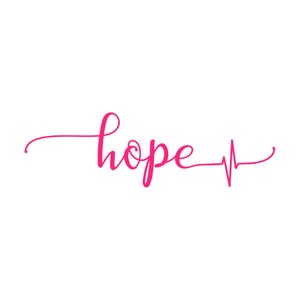 Hope Vinyl Decal, Hope Sticker, Hope Vinyl Car Decal, Hope Car Window ...
