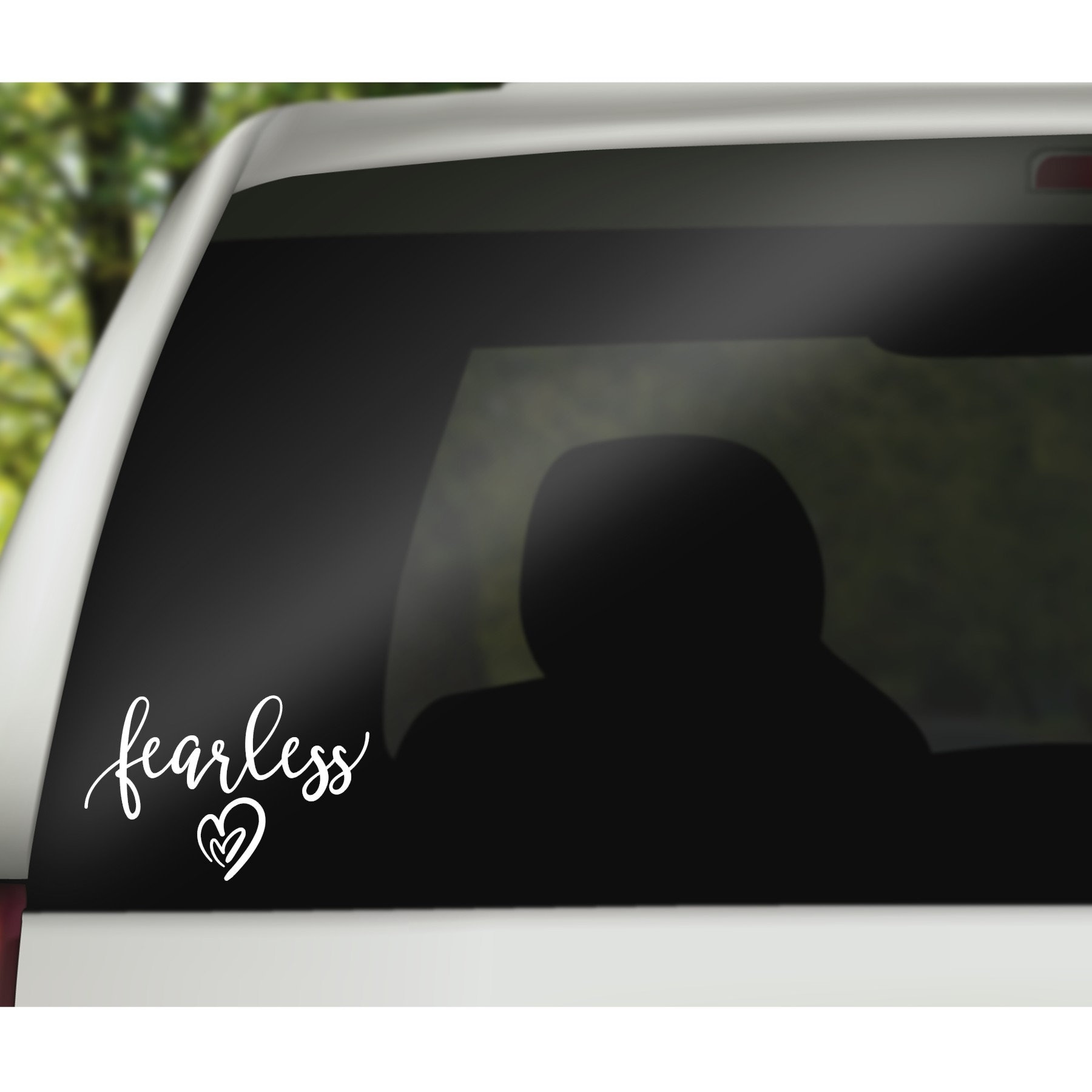 Fearless Vinyl Decal Fearless Decal Fearless Sticker - Etsy