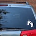 Footprint Vinyl Decal, Footprint Sticker, Foot Print Car Window Decal ...