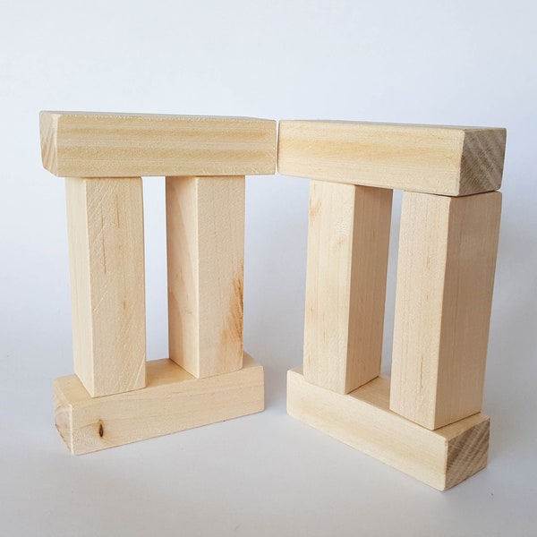 Wooden Block Toy - Etsy