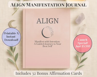 7-day Manifestation Journal Printable – Law of Attraction, Affirmation ...