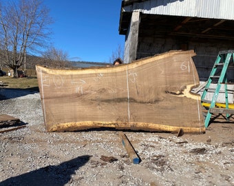 Walnut Live Edge Wood Reclaimed Wood Slabs Kiln Dried - Etsy