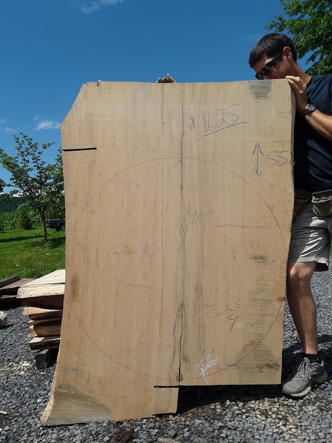 Curly Maple Live Edge Slab # 1625 - Etsy