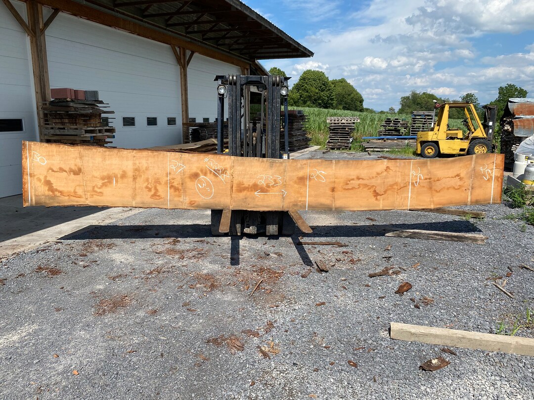 Live Edge Cherry Slab # 2228 Bar Top Slab, Long Bar Top Slab, Live Edge ...