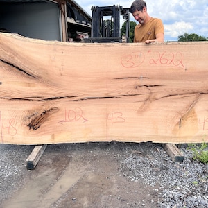 Live Edge Red Oak Slab # 2622 - Etsy