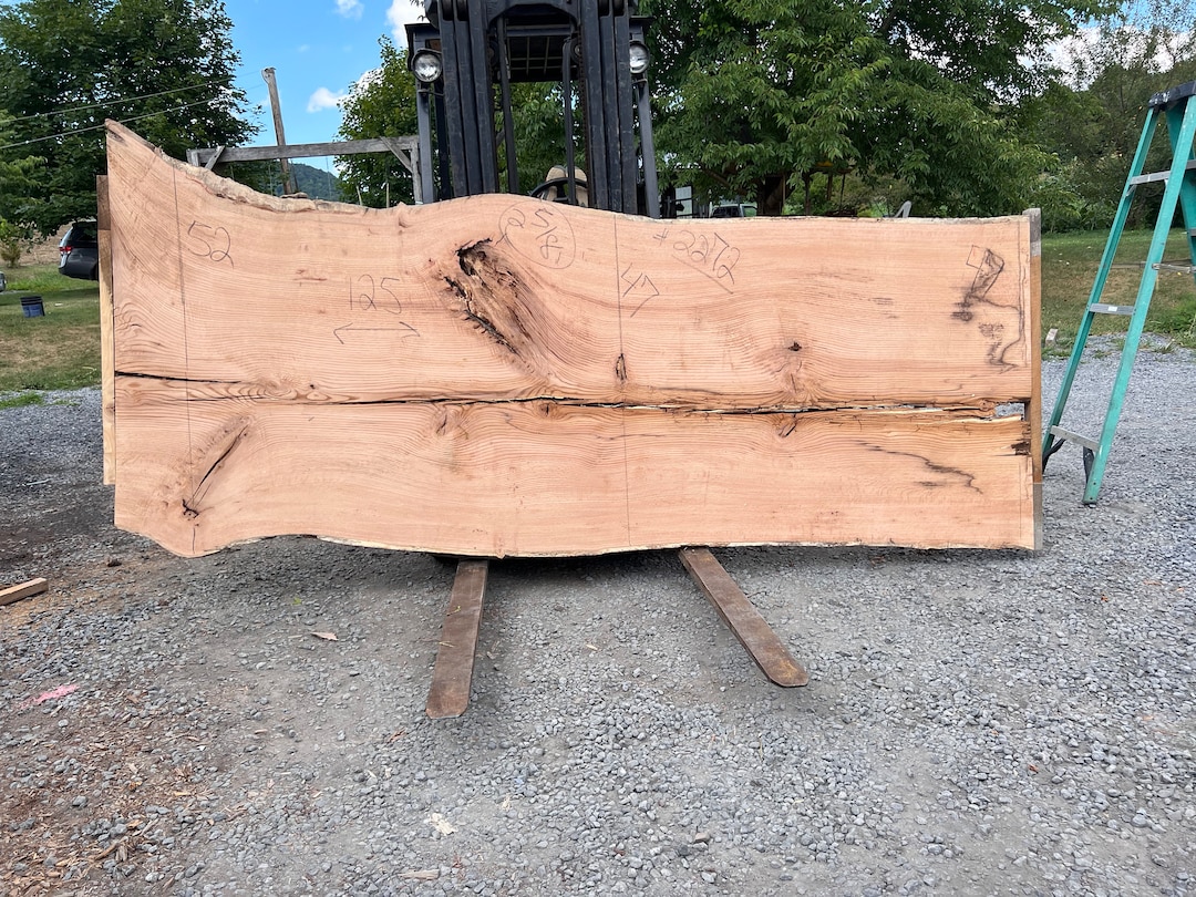 Live Edge Red Oak Slab # 2272 - Etsy