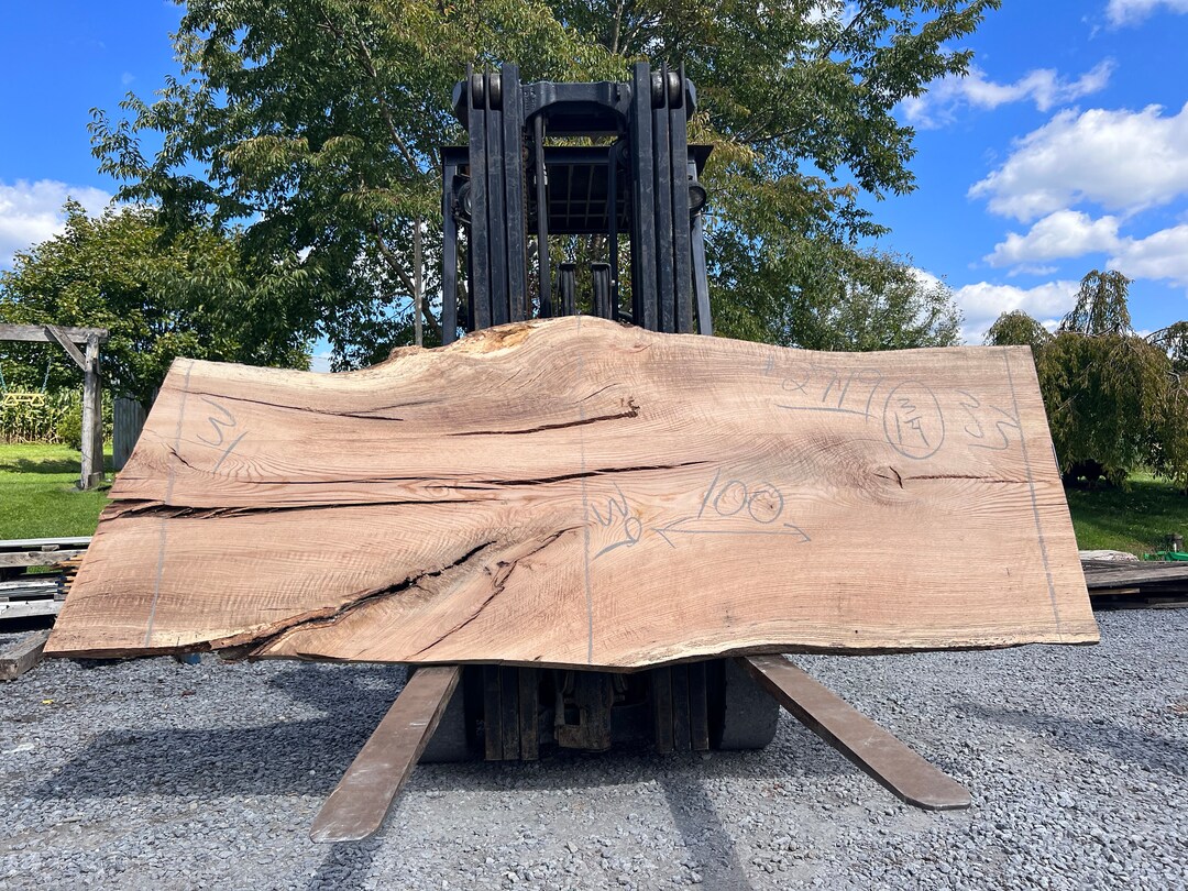 Live Edge Red Oak Slab # 2719 - Etsy