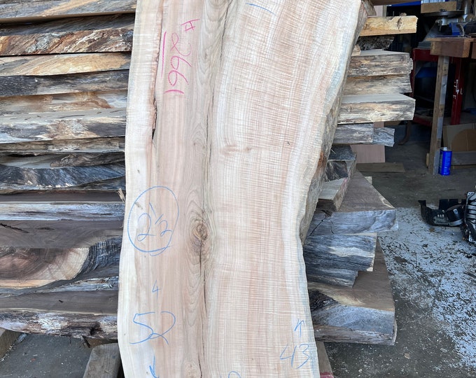 Live Edge Curly Maple Slab 2661 - Etsy