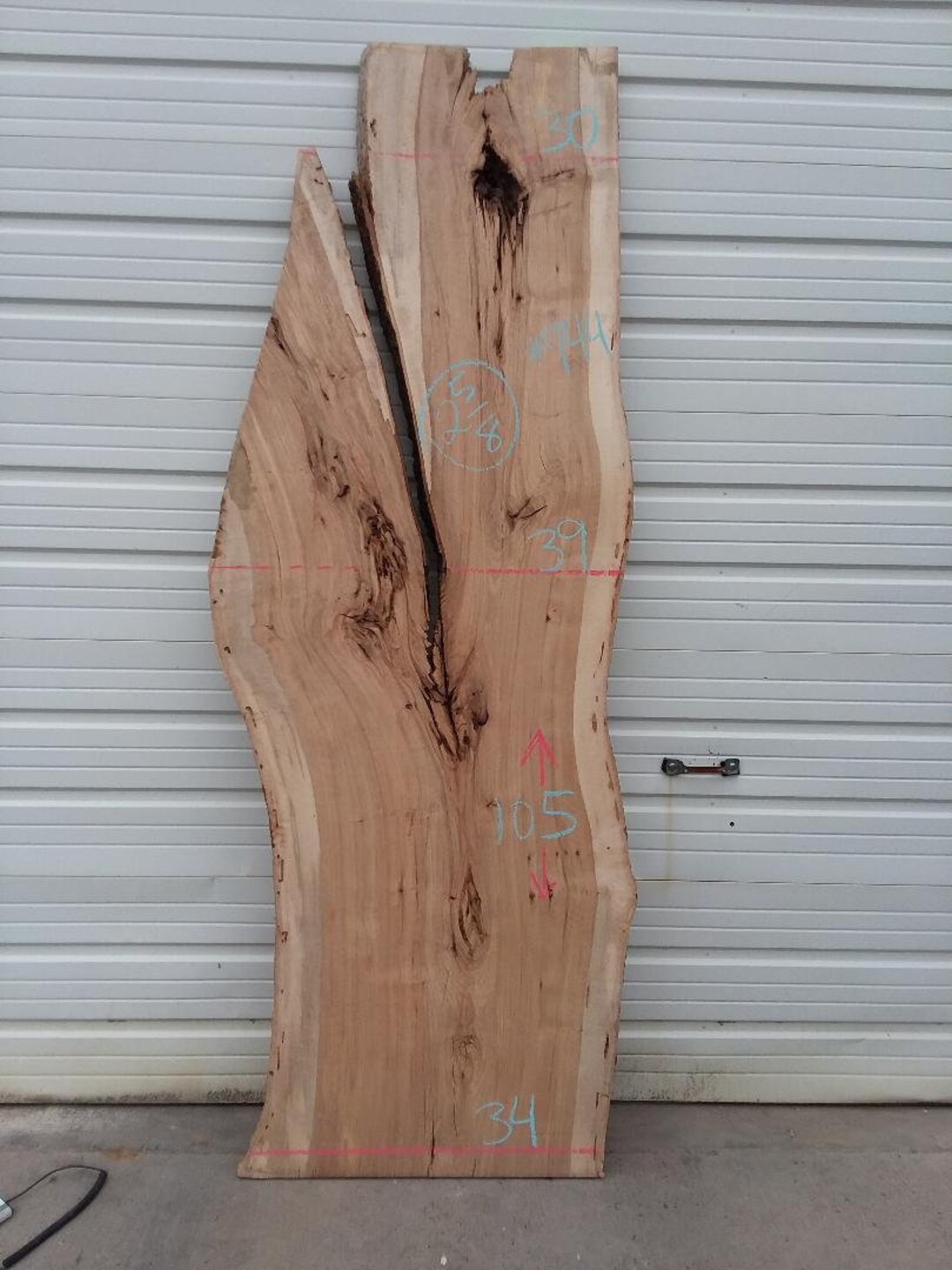 Hickory Slab # 744 - Etsy