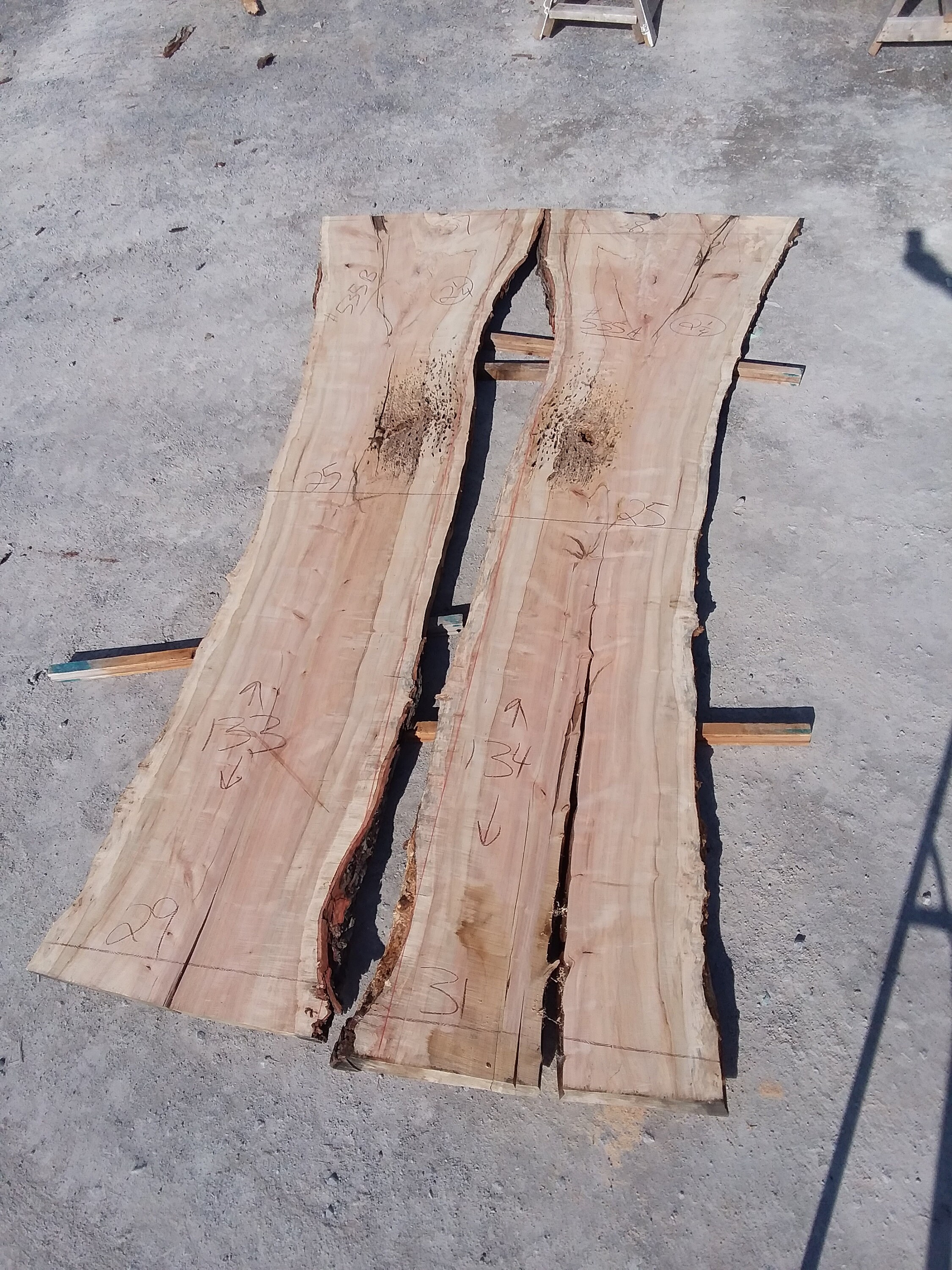 Curly Maple Slabs 535 Book Matched Set - Etsy