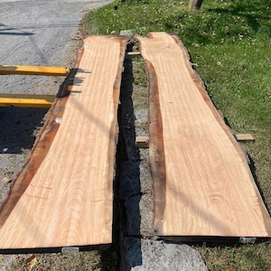 Live Edge Cherry Slabs SET #2848-10 (2pcs) - Etsy