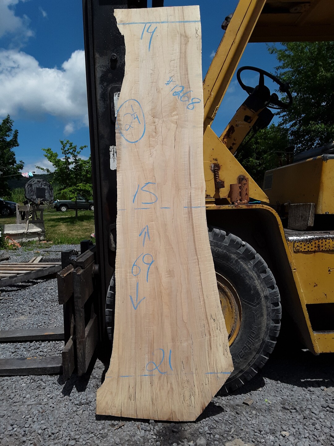 Hard Maple Slab 1268 - Etsy