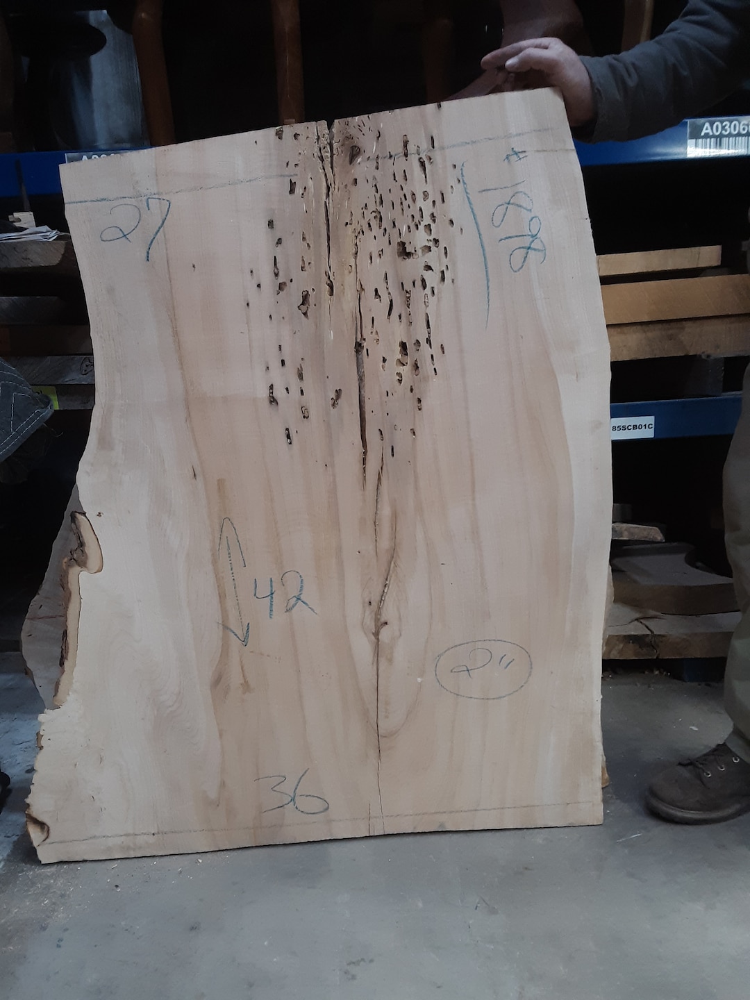 Live Edge Hard Maple Slab # 1898 - Etsy