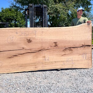 Live Edge Red Oak Slab 2882-9 - Etsy