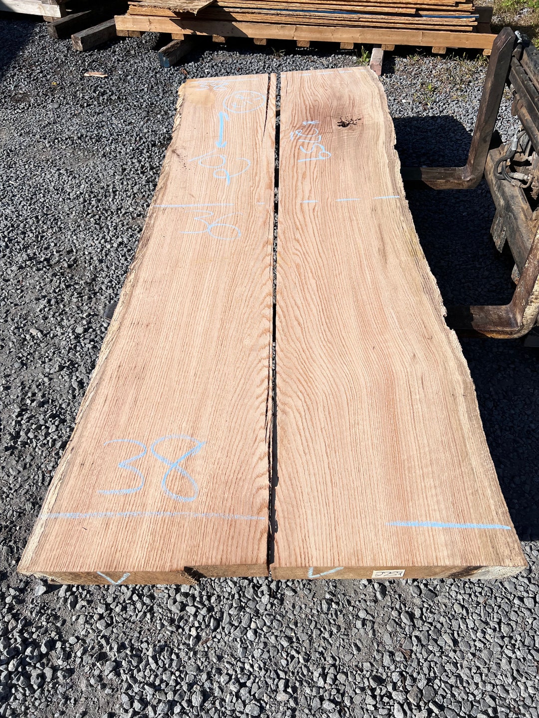 Live Edge Red Oak Slab # 2759 - Etsy