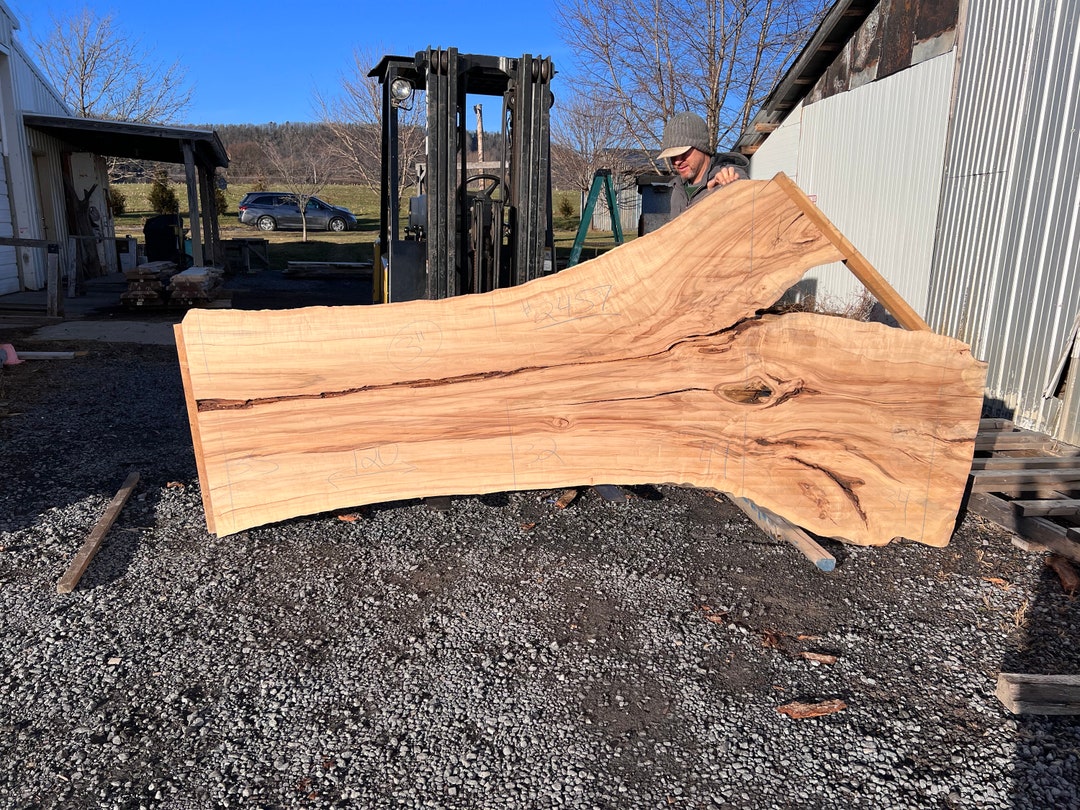 Live Edge Hard Maple Slab #2457 (3'' THICK) - Etsy