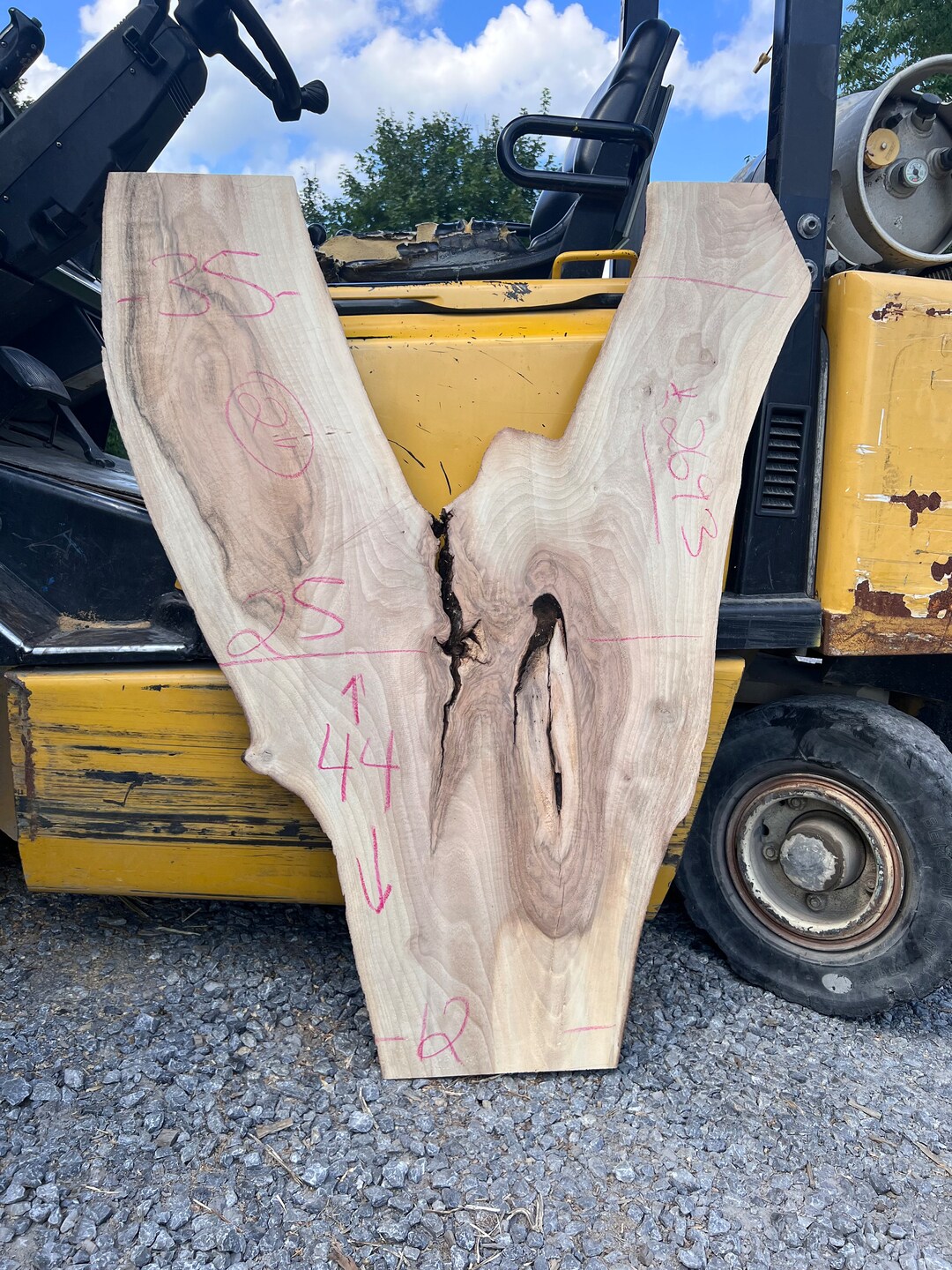 Live Edge English Walnut Slab # 2693 - Etsy