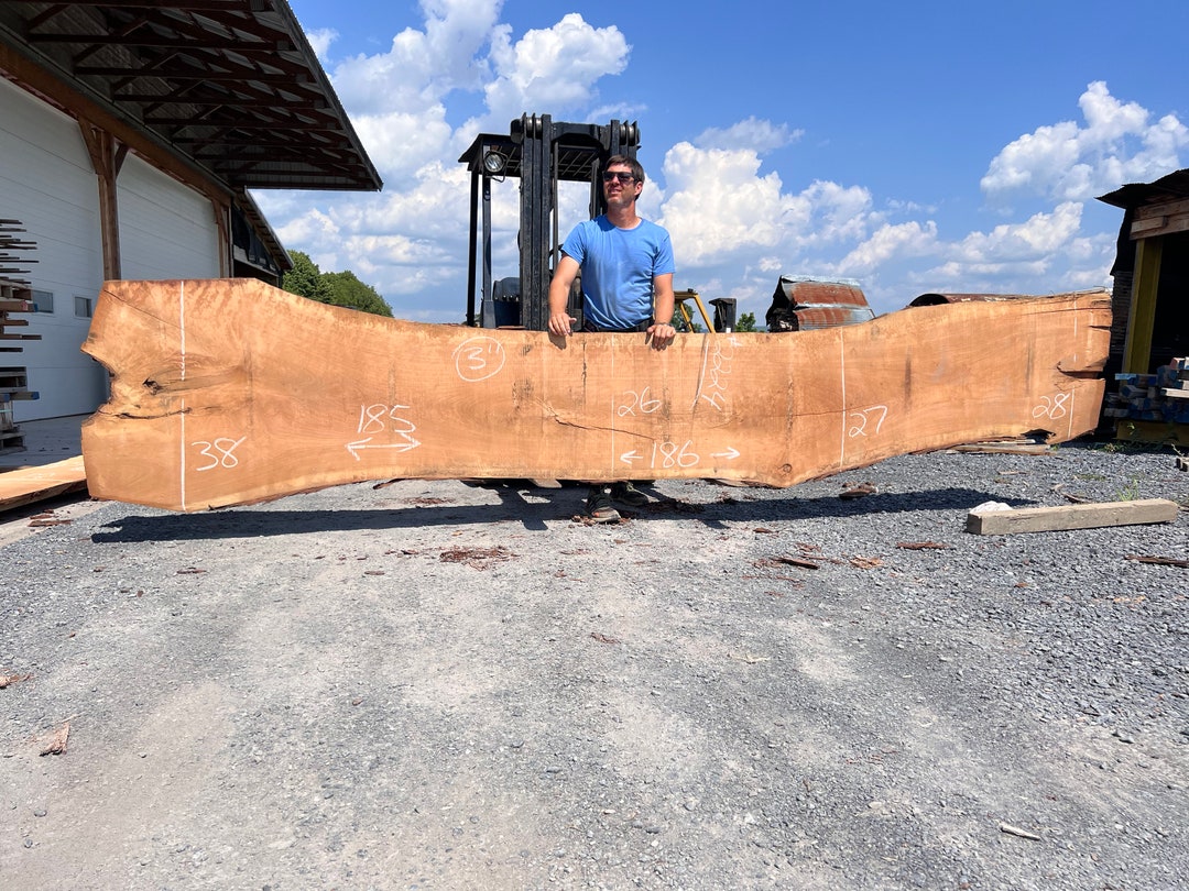 Live Edge Cherry Slab 2224unmilled Etsy