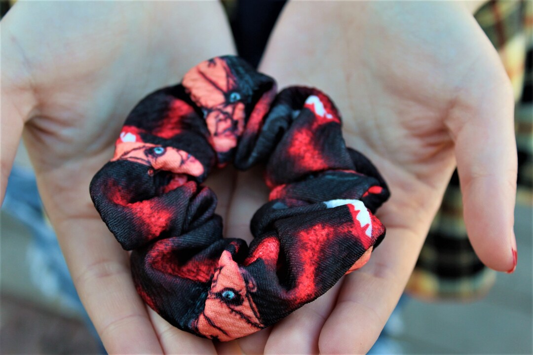 Chuckey Scrunchie / Horror Movie / Scrunchie / Hair Tie / Messy Bun ...