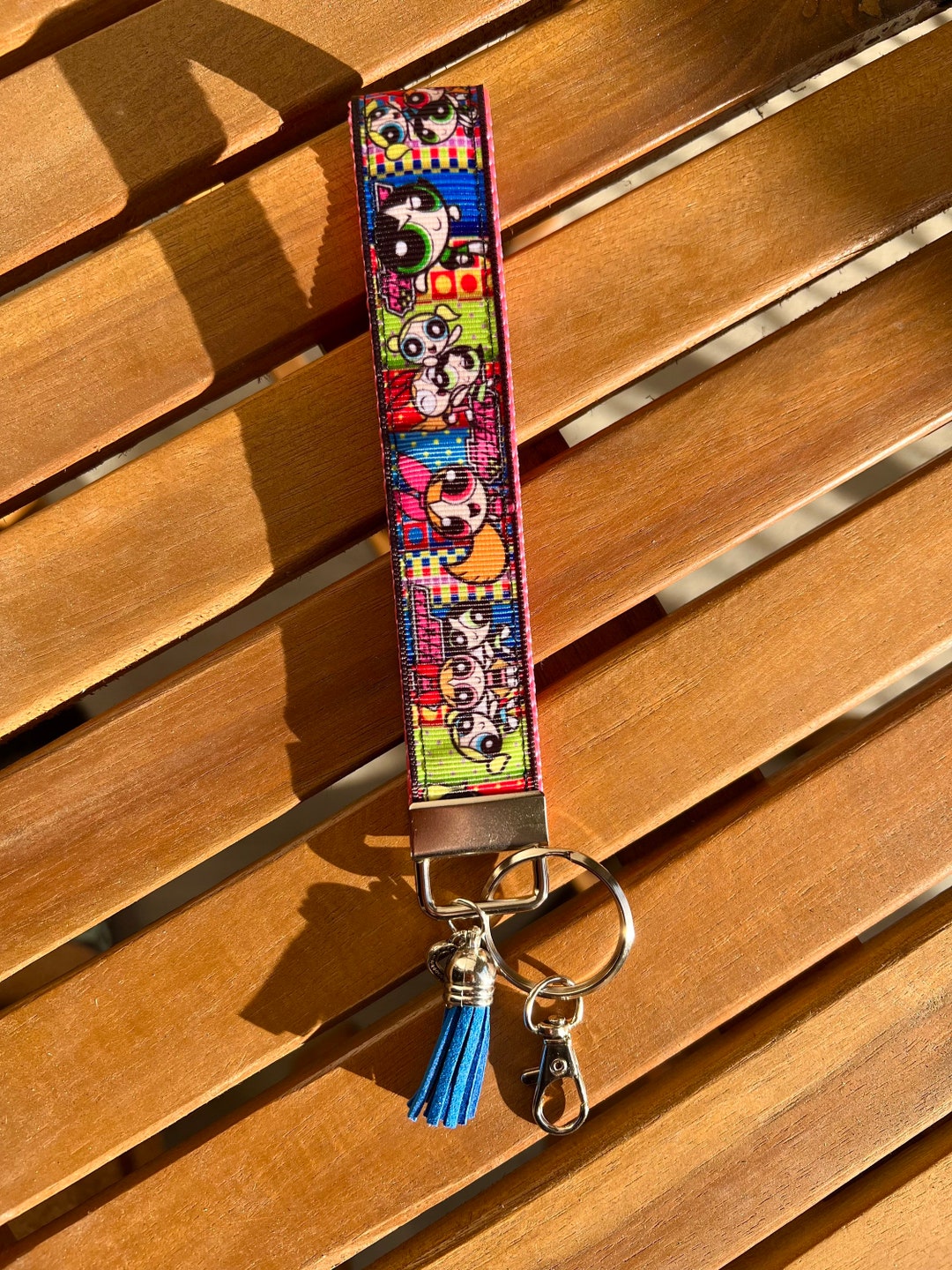 Power Puff Girls Key Fob / Keychain / Wristlet - Etsy