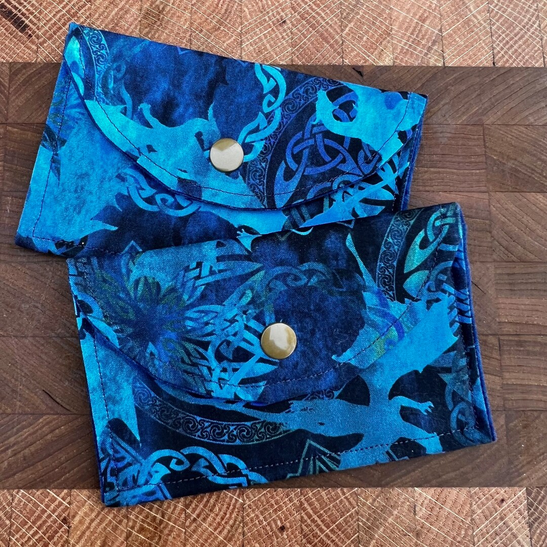 Dragons Fabric Mini Wallet - Etsy