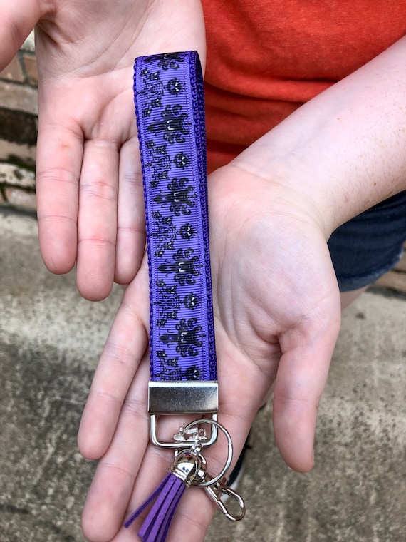 Haunted Mansion Key Fob / Keychain / Wristlet / Disneyland / - Etsy