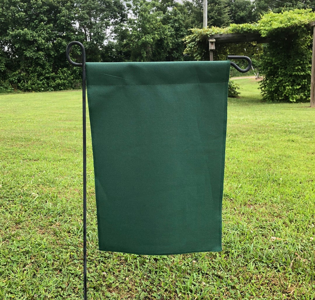Hunter Green Canvas Garden Flag Blanks - Etsy