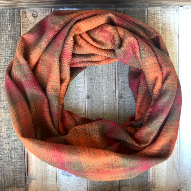 Plaid Flannel Scarf - Etsy