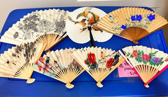 Vintage Chinese Fan Collection - Gem