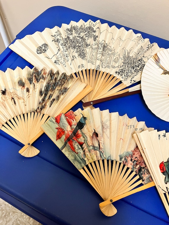 Vintage Chinese Fan Collection - Gem
