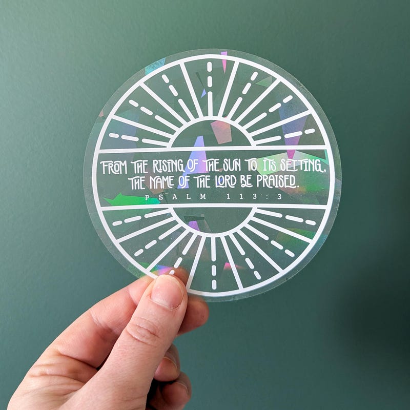 Suncatcher Sticker - Etsy