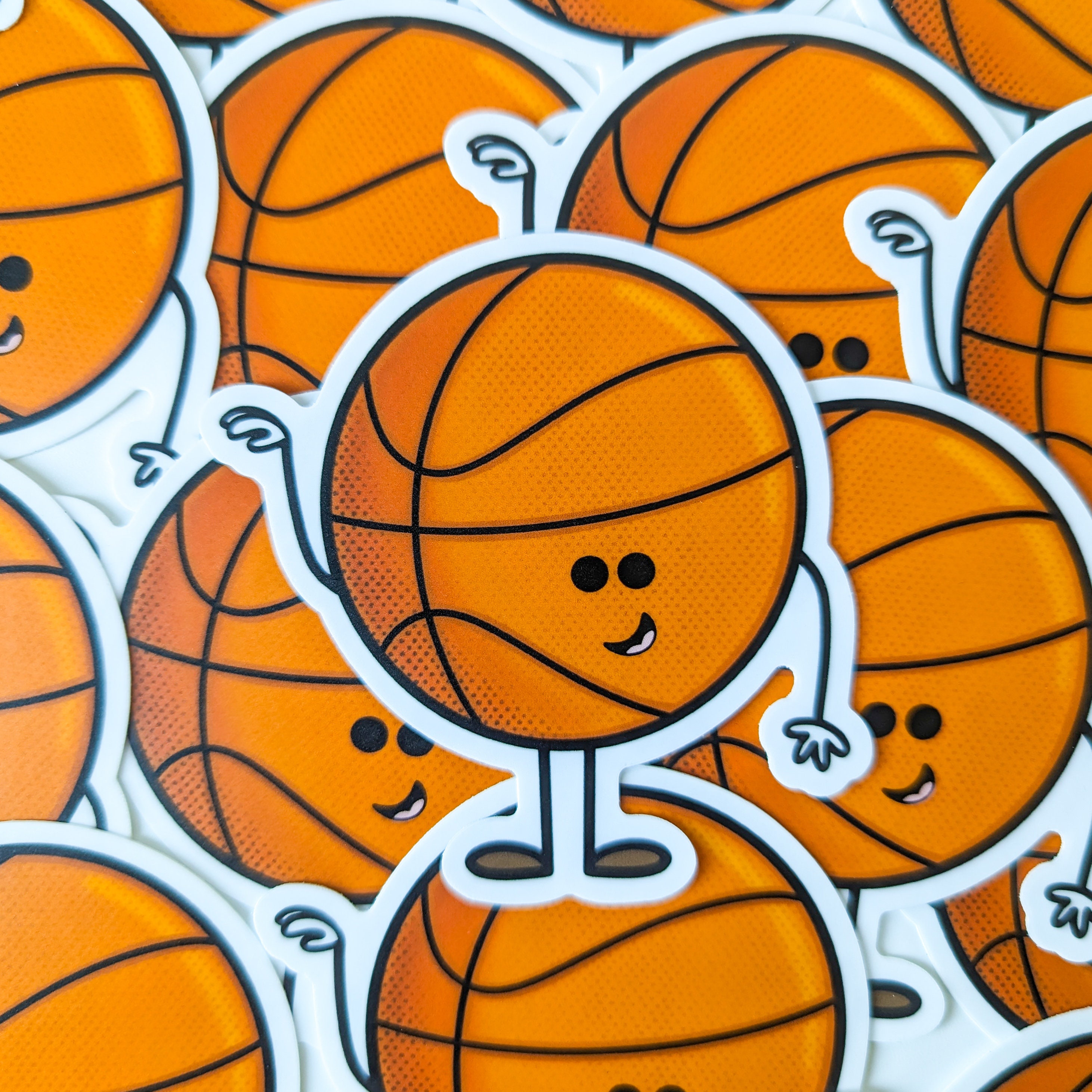 Basketball Benny Sticker // Basketball Sticker // Waterproof - Etsy