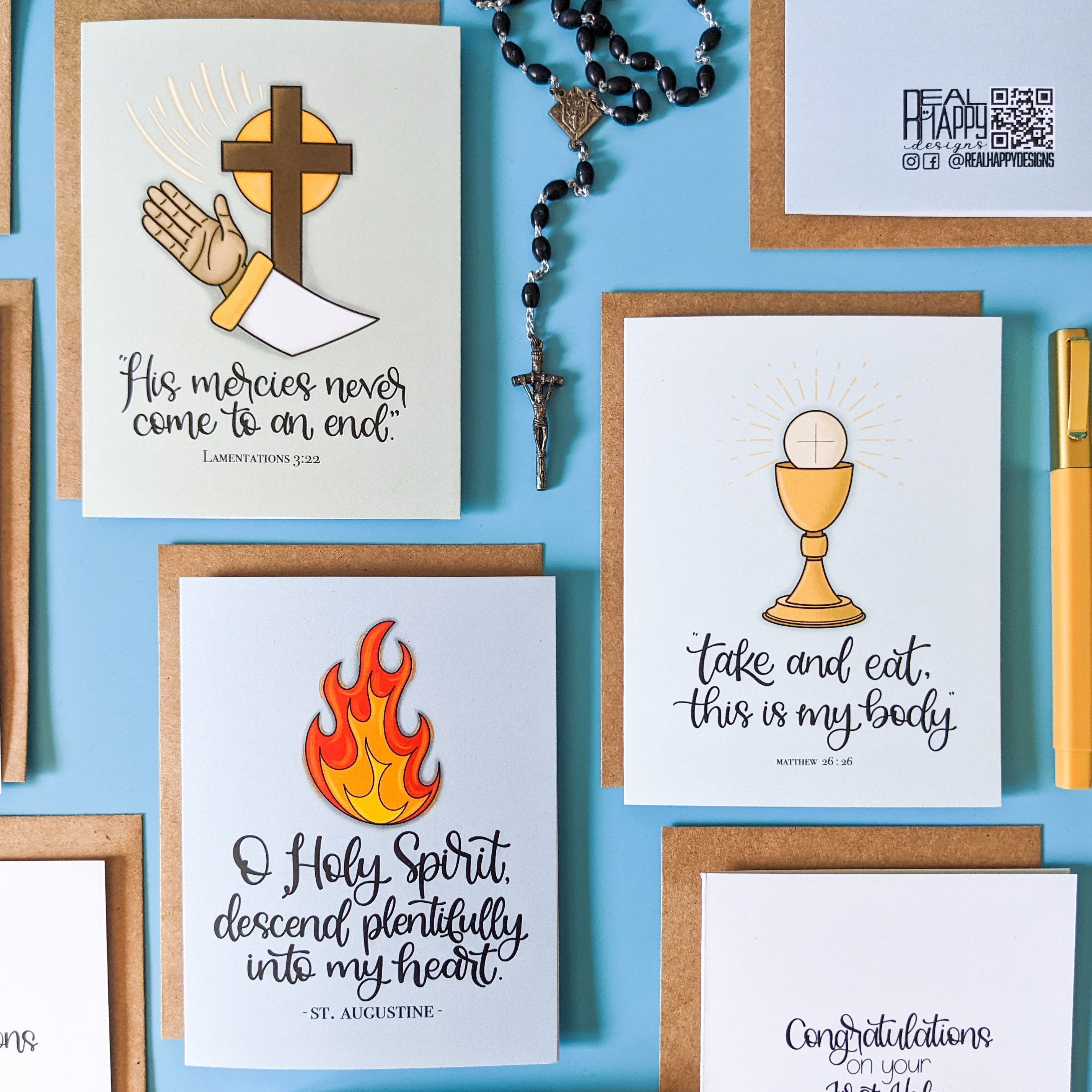 First Reconciliation Card // Catholic Greeting Cards - Etsy