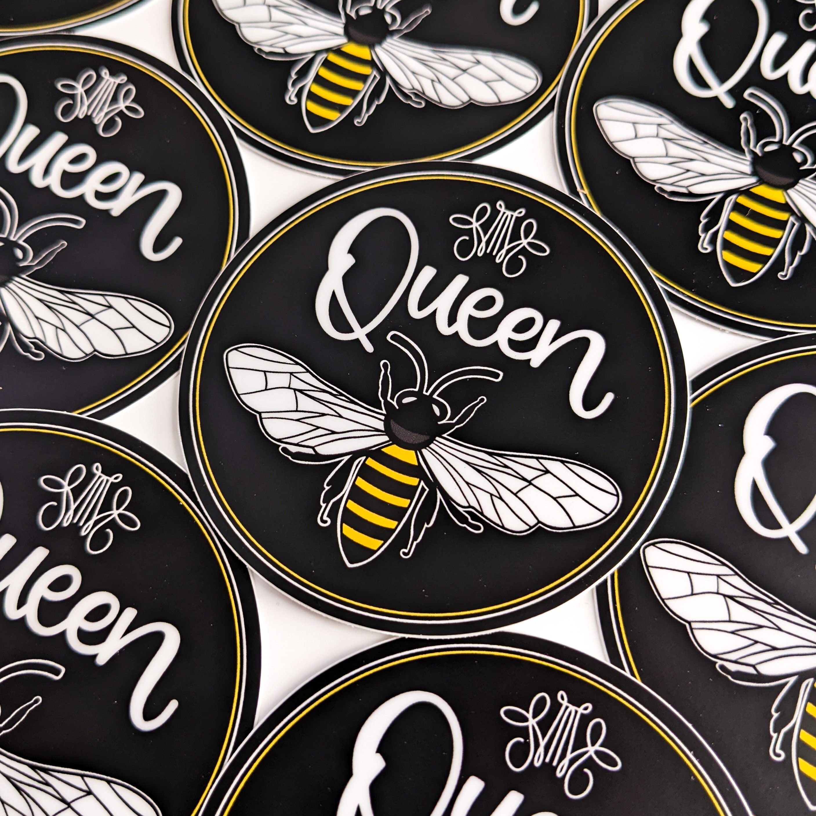 Queen Bee Vinyl Sticker: Waterproof Laptop Decal - Etsy