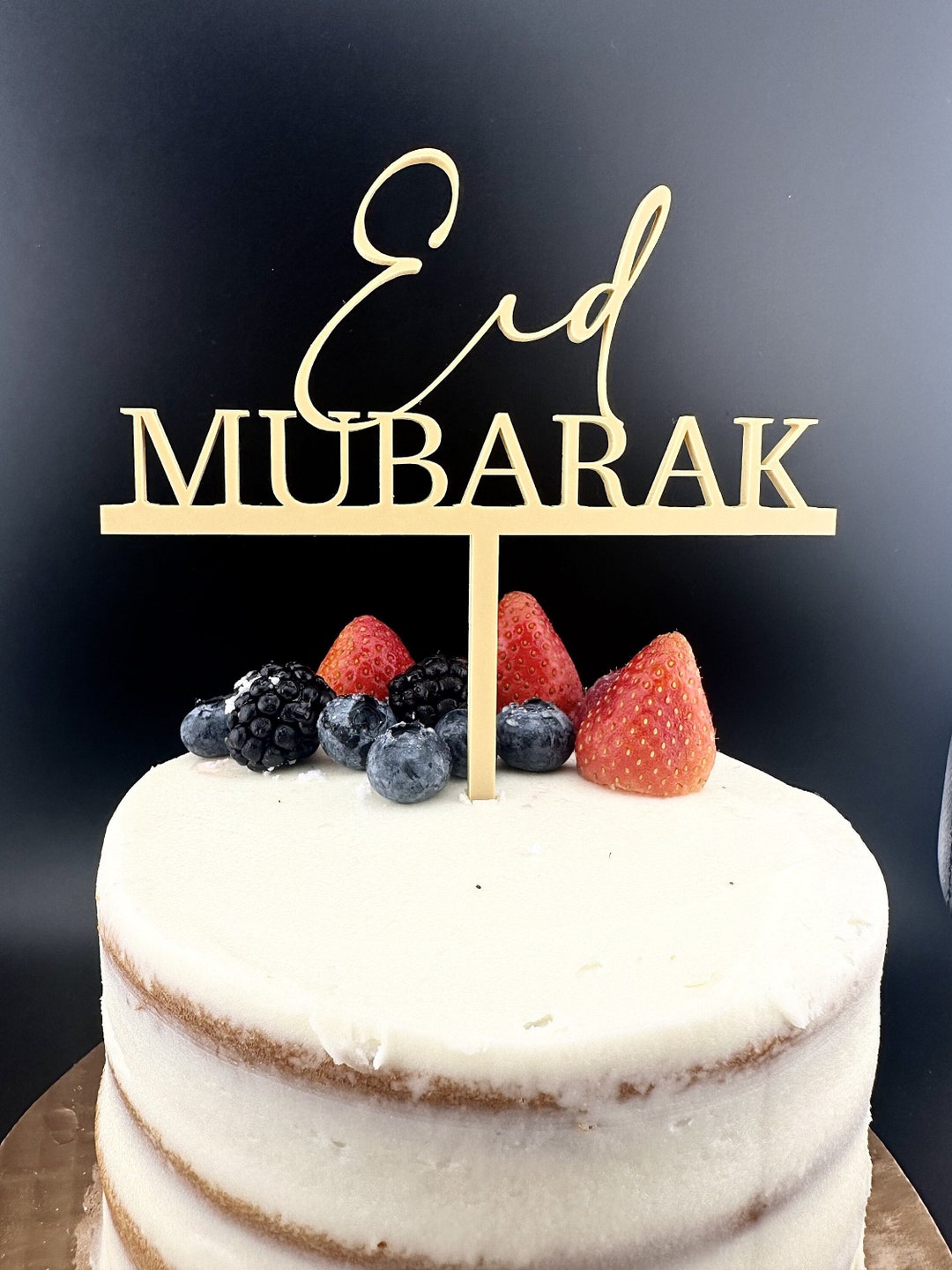 Eid Mubarak Cake Topper | Acrylic Cake Topper - Etsy