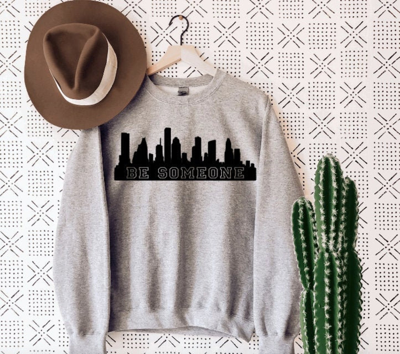 Unisex Be Someone Houston Sweatshirt // Be Someone Sign - Etsy.de
