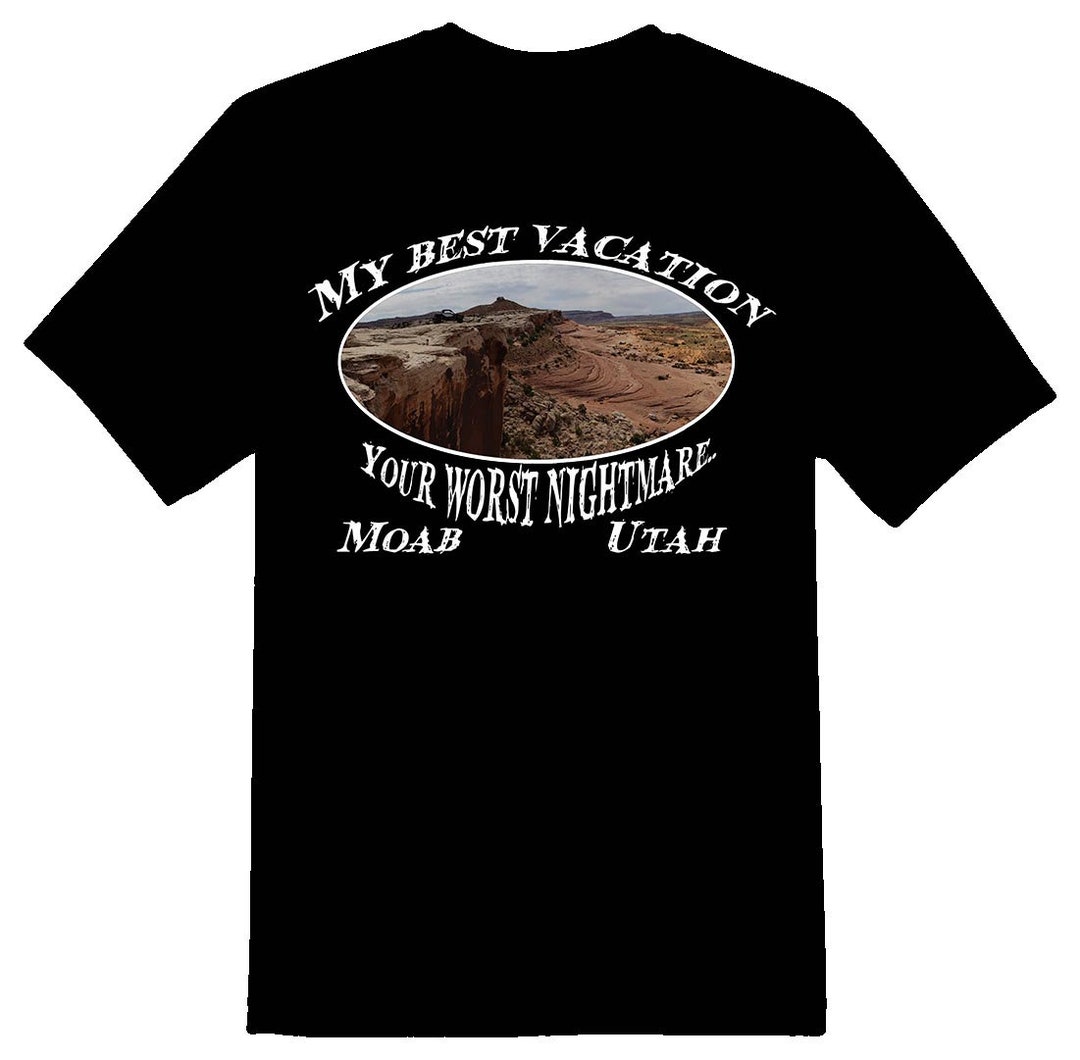 Moab Utah T-shirt, Personalized Landscape Photo Tee - Etsy