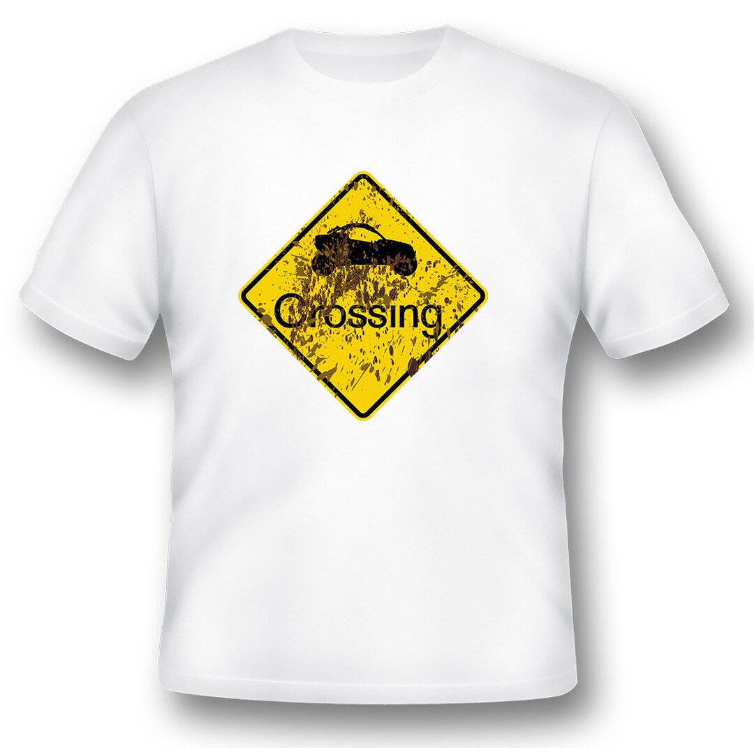 Utv Crossing Muddy Sign Atv Offroad Motorcycle Black or White Tee Humor ...